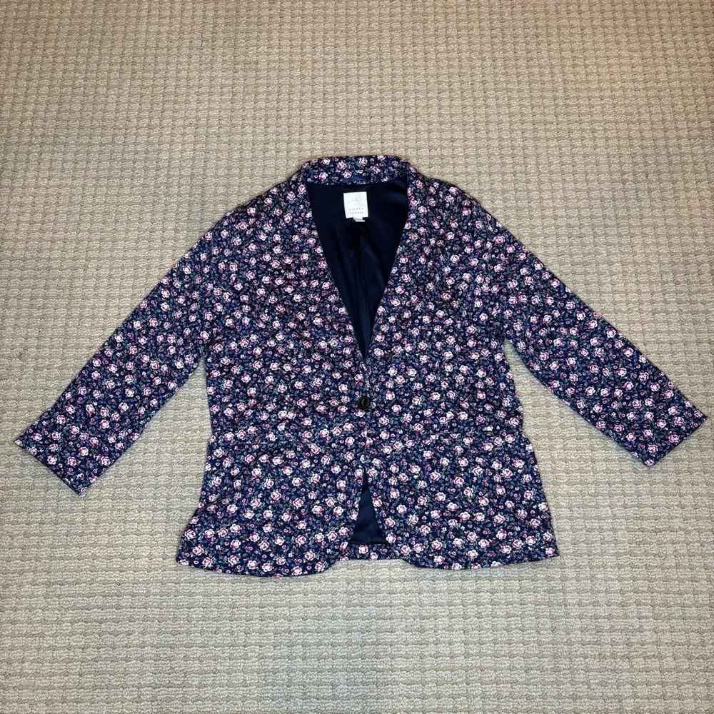LC Lauren Conrad | Jackets & Coats | Lc Lauren Conrad Floral Blazer ...